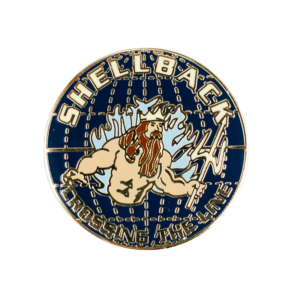 Navy Shellback Crossing the Line - Lapel Pins | VetFriends.com