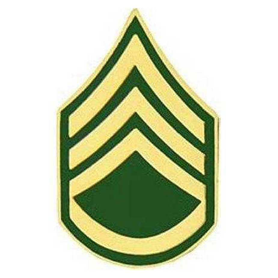 Army E-6 Staff Sergeant Rank Pin | Army Pins E-6 Staff SGT Rank Pin