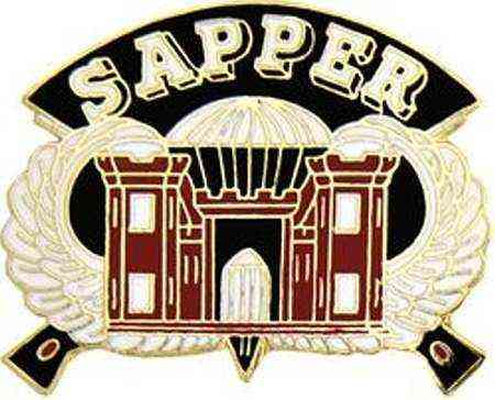 Army Engineer Sapper Pin | Army Pins | Engineer Castle Sapper Pin